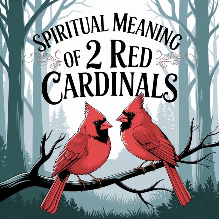 13 Spiritual Meanings of 2 Red Cardinals: Divine Significance